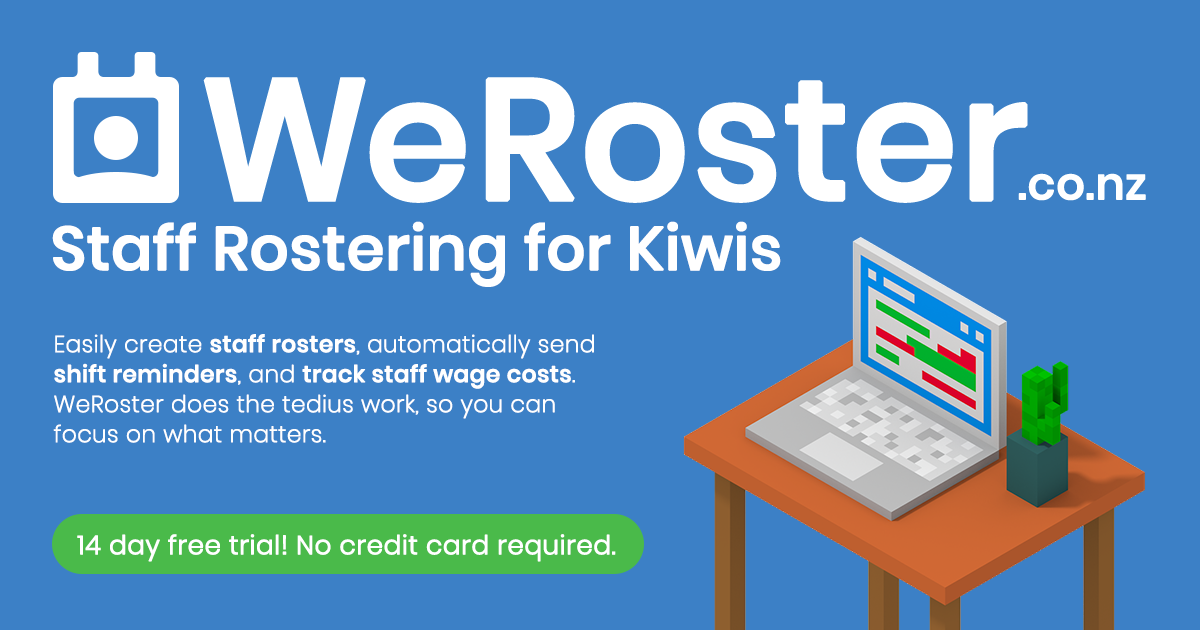 WeRoster | Staff Rostering for Everyone